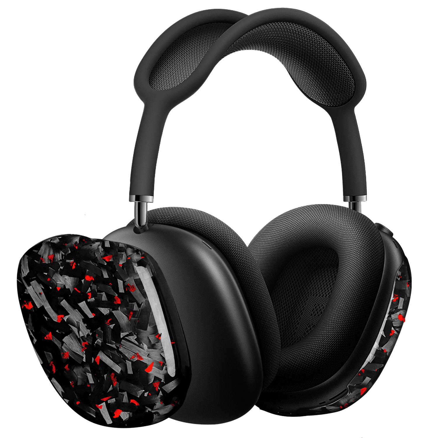 Apple AirPods Max | Red Flake Forged Carbon Fiber Case – Simply Carbon ...