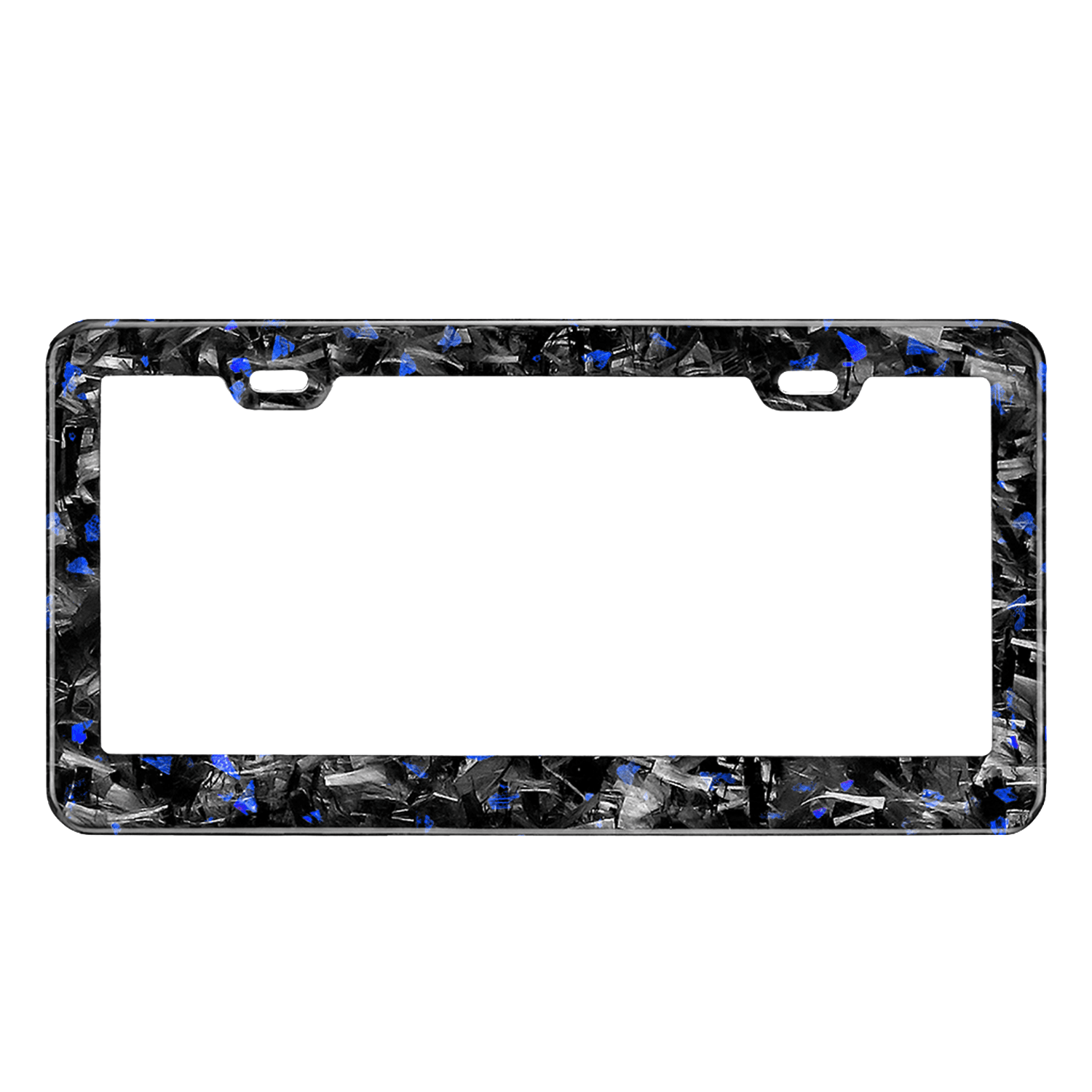 Blue Flake Forged Carbon Fiber License Plate Frame – Simply Carbon Fiber