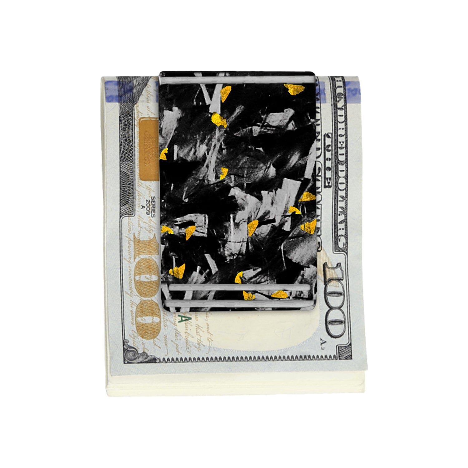 Gold Flake Forged Carbon Fiber Money Clip – Simply Carbon Fiber