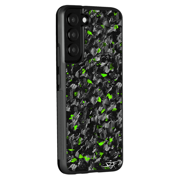 Samsung | Green Flake Real Forged Carbon Fiber Phone Case | CLASSIC Se – Simply Carbon Fiber